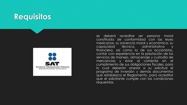 Recinto fiscal, fiscalizado y fiscalizado estratégico | PPTX