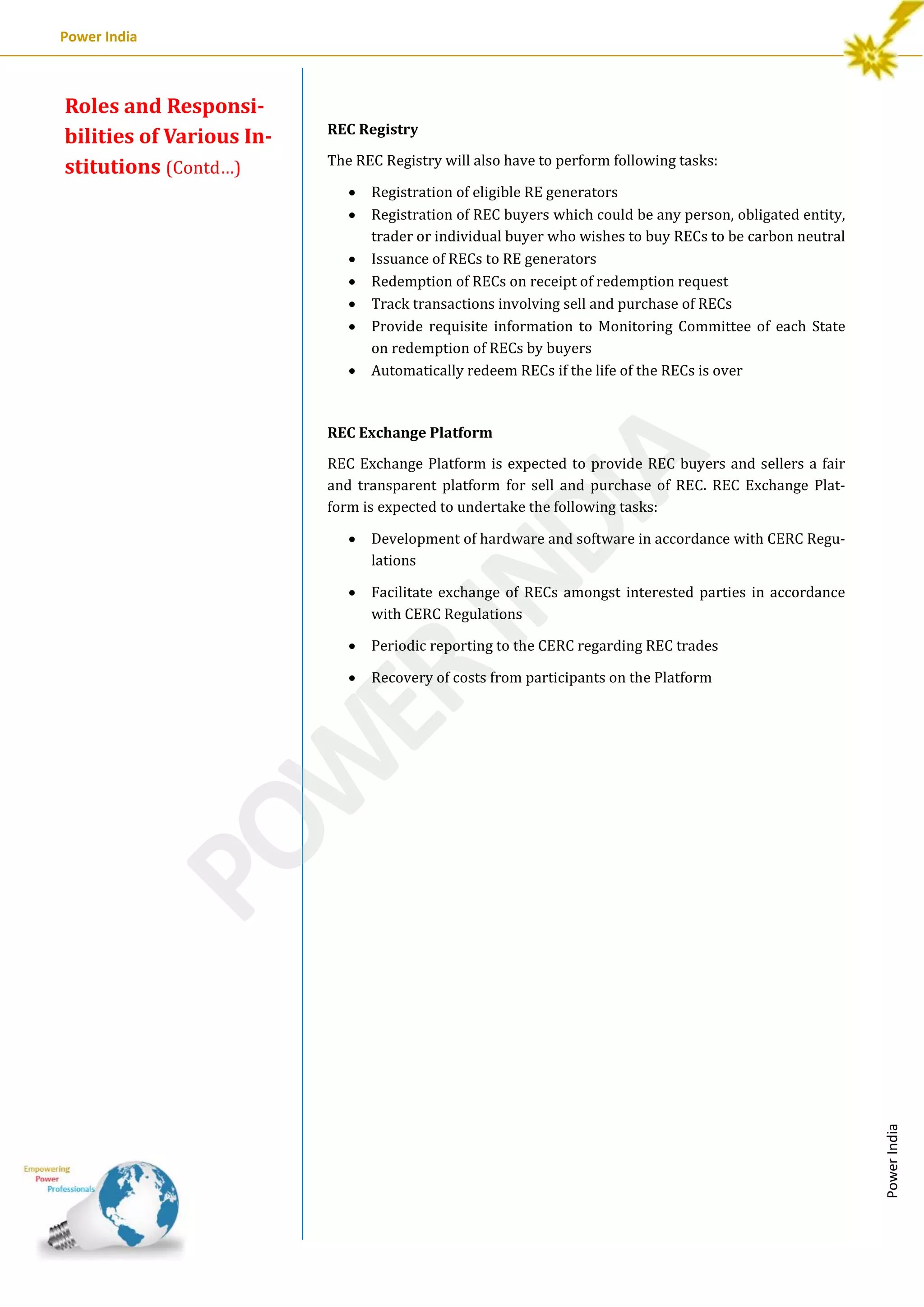 Introduction to the Renewable Energy Certificate (REC) Mechanism | PDF