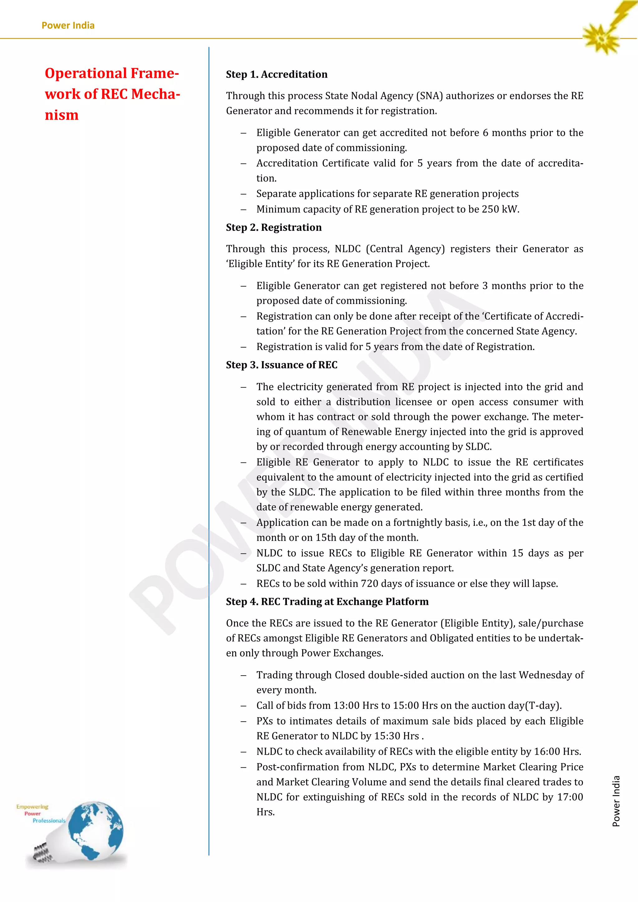 Introduction to the Renewable Energy Certificate (REC) Mechanism | PDF