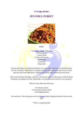 Our Recipe Book | PDF