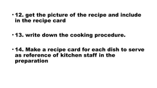 RECIPE.pptx...standardized recipe we need in creating a menu list | PPTX