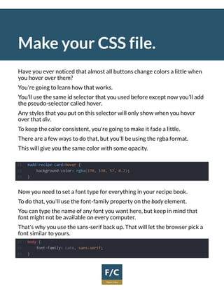Recipe book flipped-coding | PDF