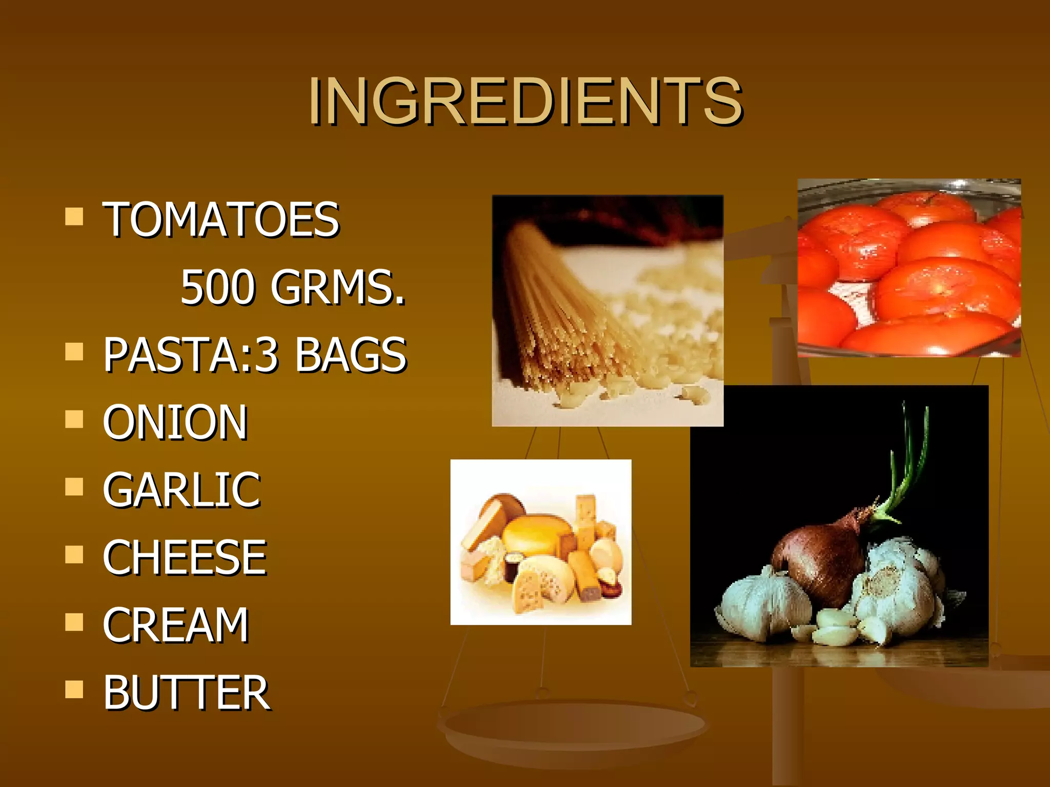 Recipe Spaghetti | PPT
