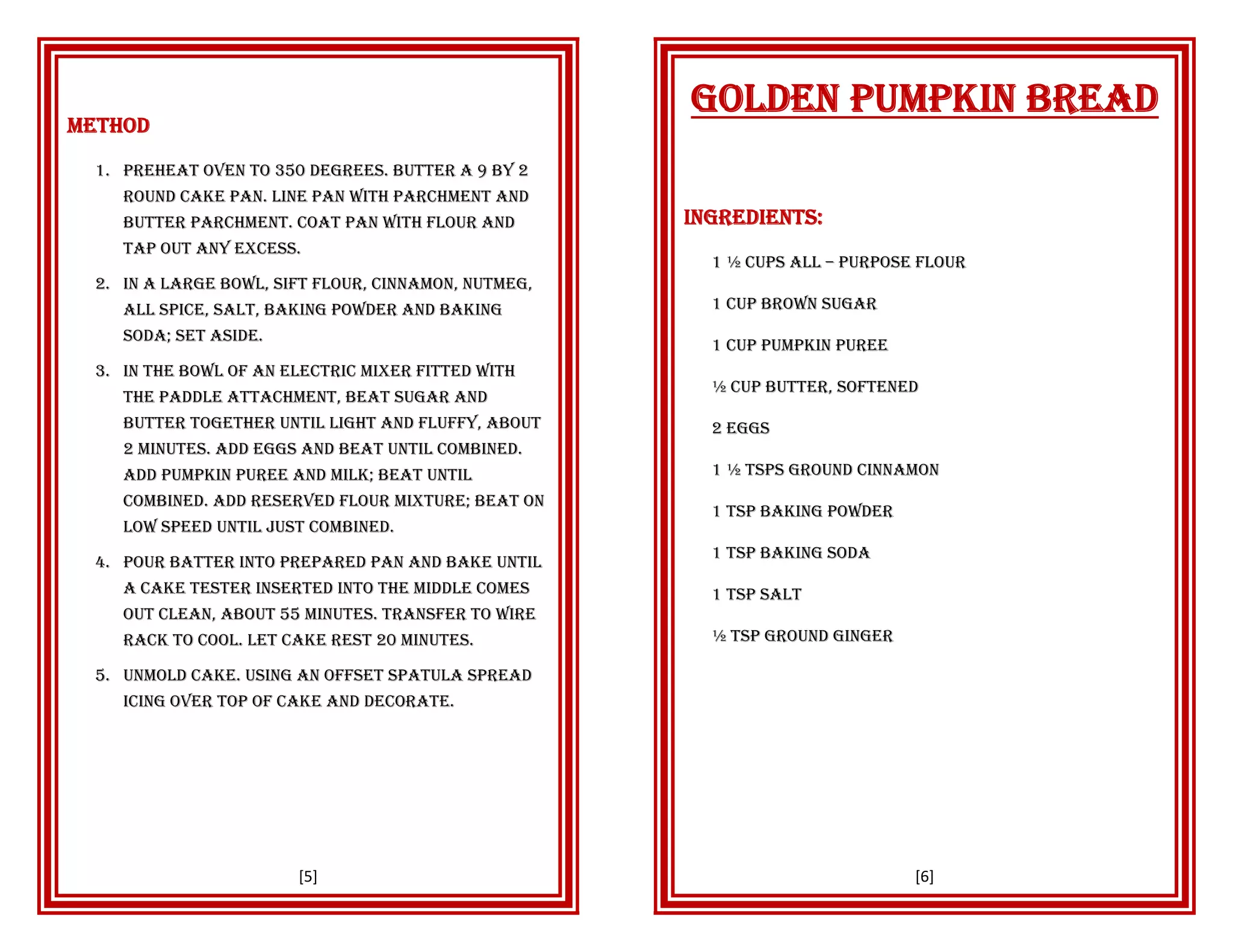 CSEC Food & Nutrition Recipe Book | PDF