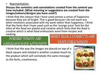 Recipe card evaluation powerpoint | PPTX | Cooking | Food & Drink