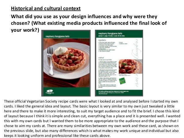 Recipe card evaluation powerpoint