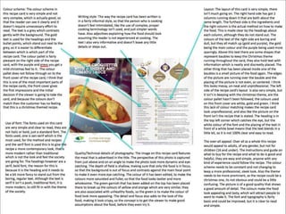 Recipe Card Evaluations | PPTX