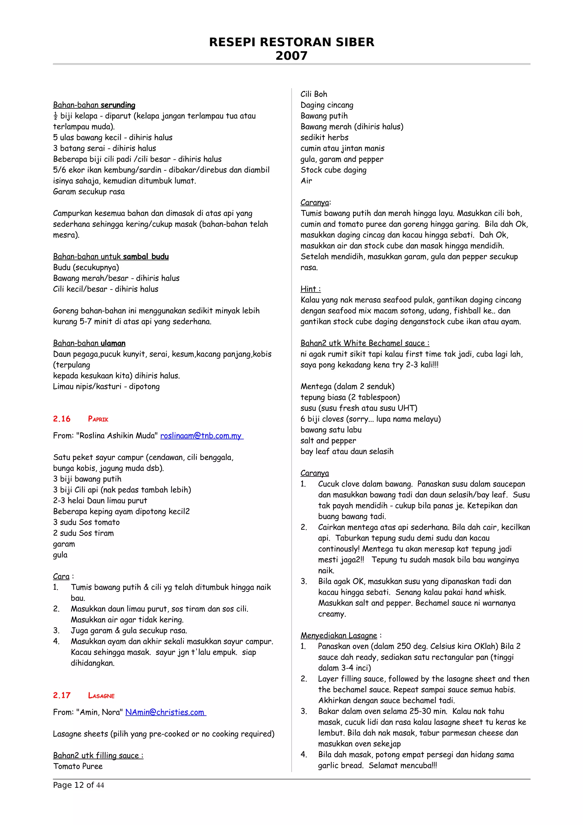 Recipe collection 17 | PDF