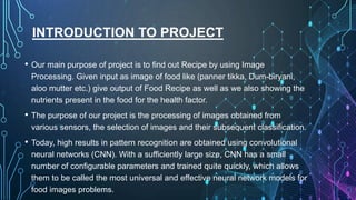 Recipe Detection Of Image Using Deep Learning.pptx