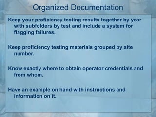 Recipe For A Successful Poc Inspection | PPT