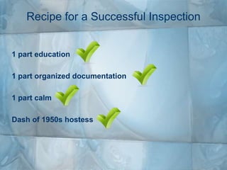 Recipe For A Successful Poc Inspection | PPT