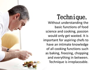 Recipe for becoming a successful chef | PPTX | Career Advice | Careers