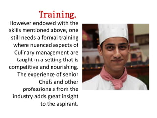 Recipe for becoming a successful chef | PPTX | Career Advice | Careers