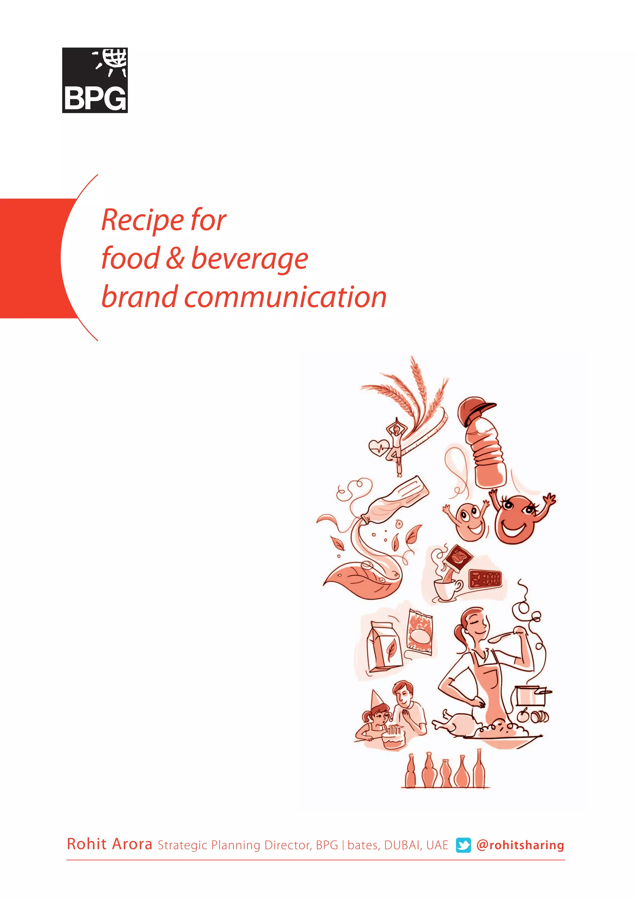 Recipe for food & beverage brand communication | PDF