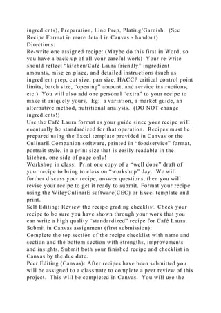 Recipe Format for Café Laura (and HM courses)Header Information.docx