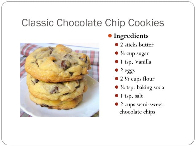 Recipe Modification: Small changes make a BIG difference | PPT