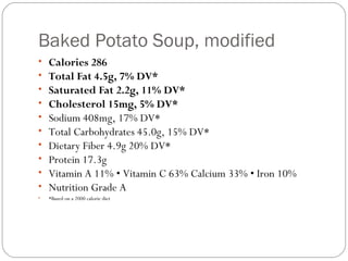 Recipe Modification: Small changes make a BIG difference | PPT