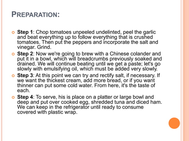 Recipe pp | PPT | Free Download