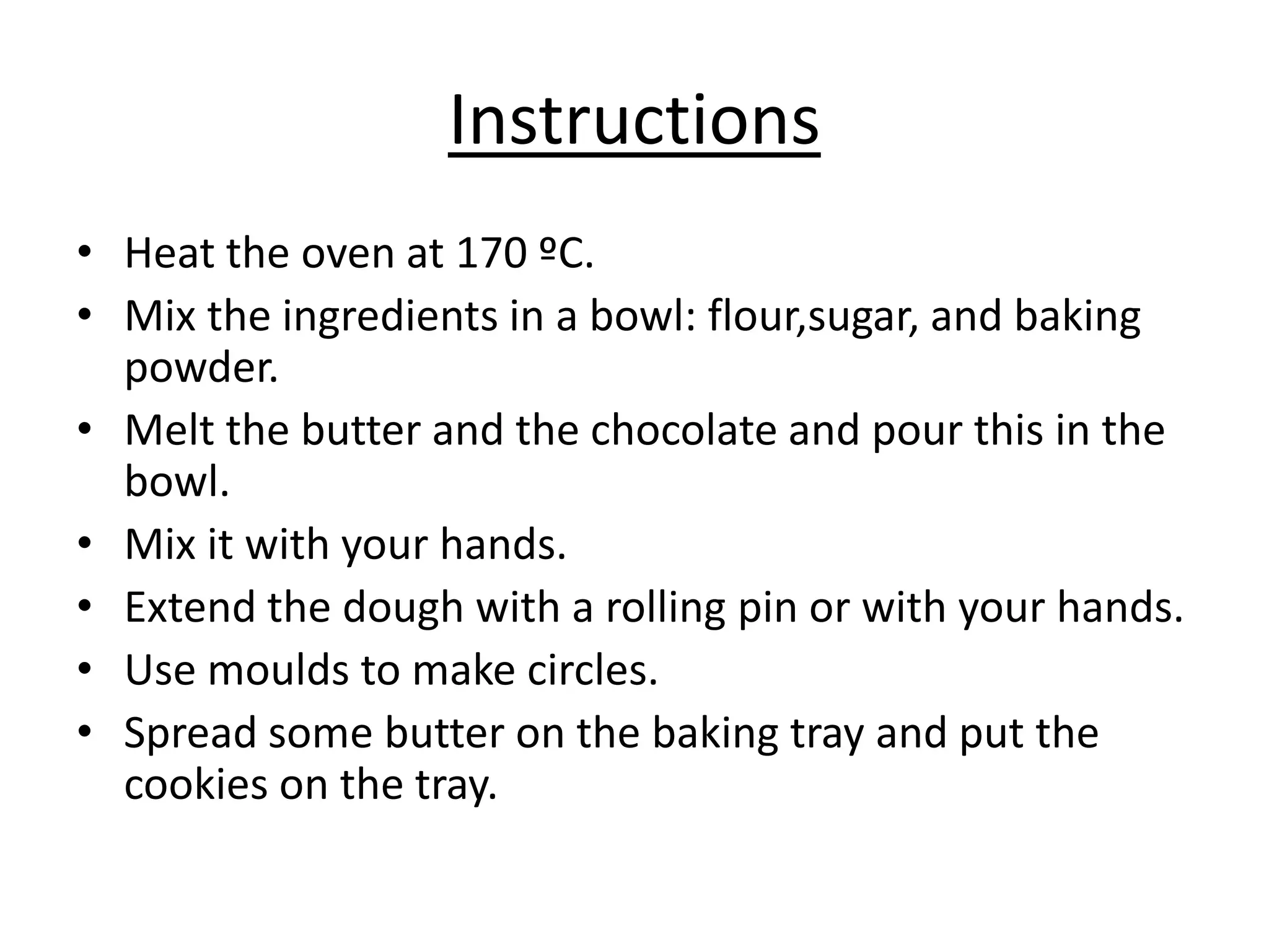 Recipes. The process of creating. Cookies | PPTX