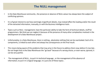 Recipe 5 of Data Warehouse and Business Intelligence - The null values ...