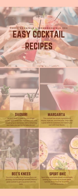Easy Cocktail Recipes | PDF