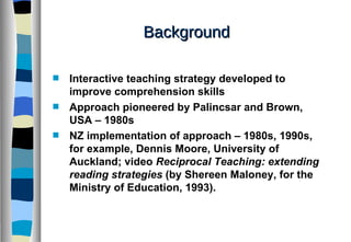 Reciprocal Teaching With Arabic | PPT