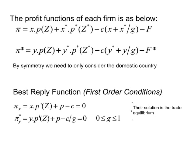 Reciprocal dumping model | PDF