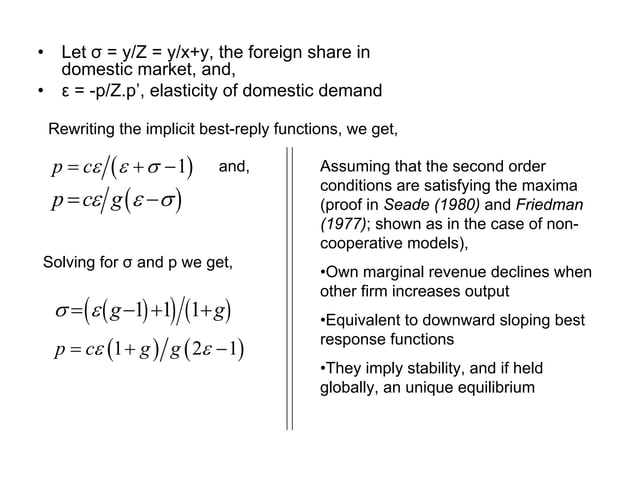 Reciprocal dumping model | PDF