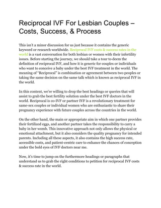 Reciprocal IVF For Lesbian Couples – Costs, Success, & Process.pdf