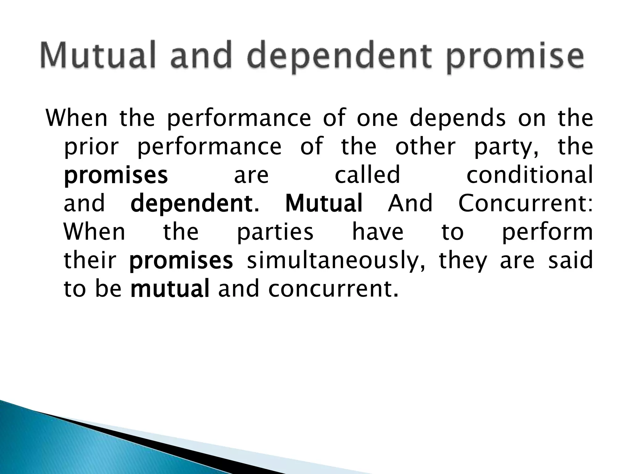 Reciprocal promises | PPTX