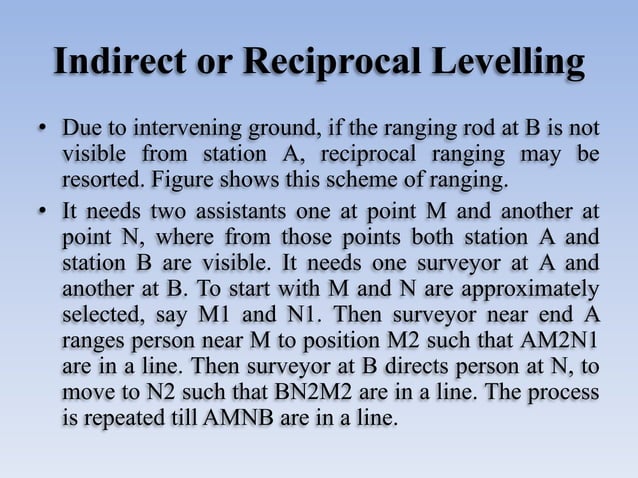 Reciprocal ranging or Indirect Ranging | PPTX