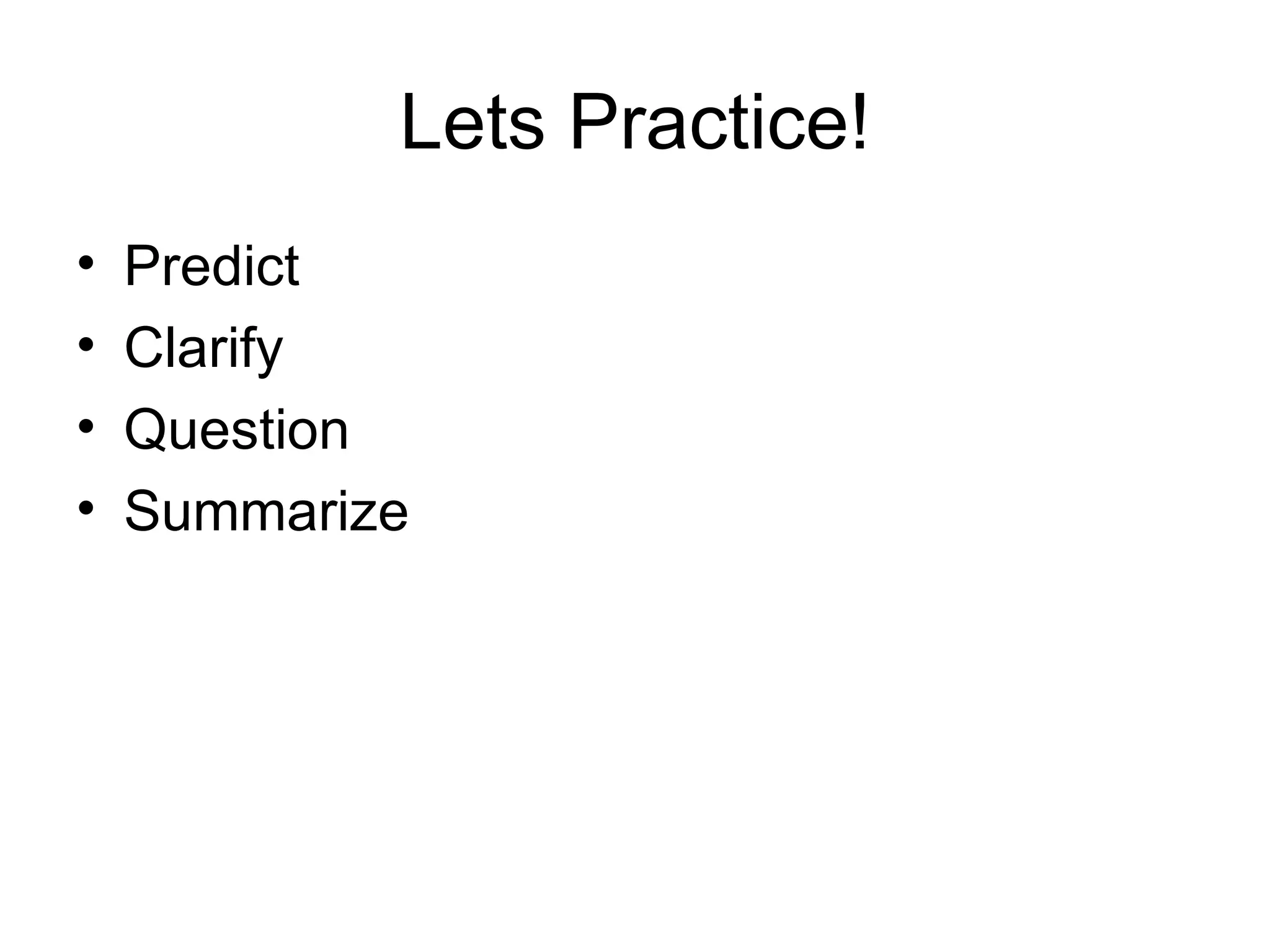 Reciprocal reading instruction | PPT