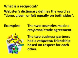 Reciprocals ppt lesson 1 | PPTX