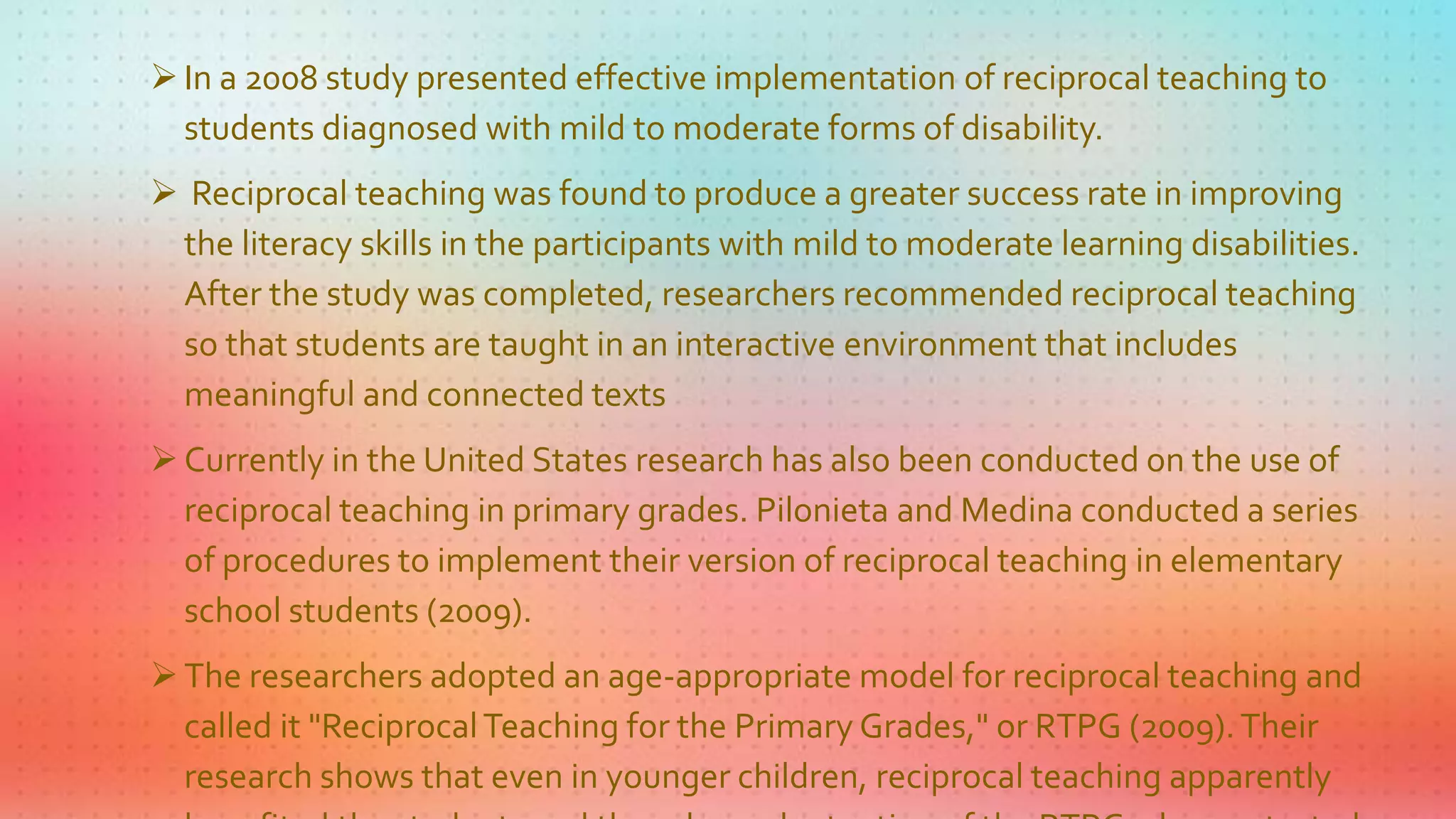 Reciprocal teaching | PPTX