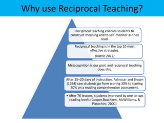 Reciprocal teaching day 1 | PPTX | Homework and Study | Education
