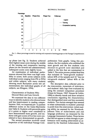 Reciprocal teaching klingner and vaughn | PDF | Special Education | Education