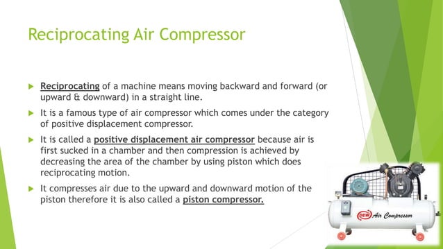 Types of Reciprocating Air Compressor | PPT