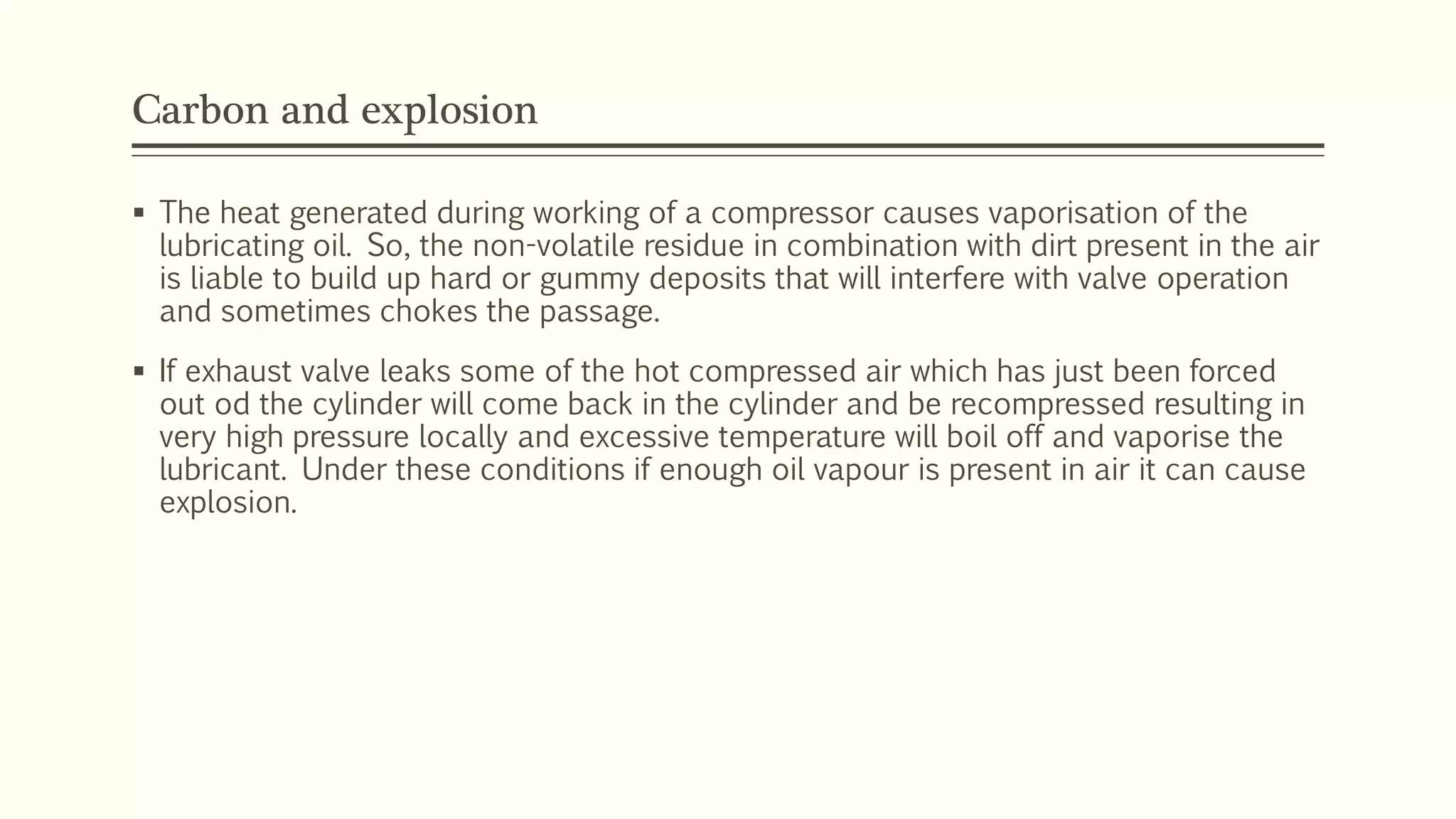 Reciprocating Compressor | PPTX