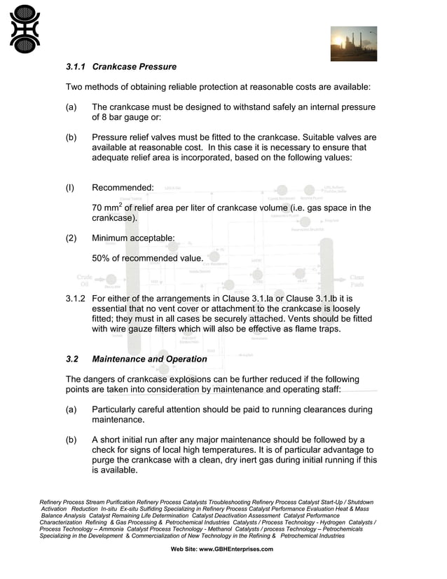 Reciprocating Compressors - Protection against Crank Case Explosions ...
