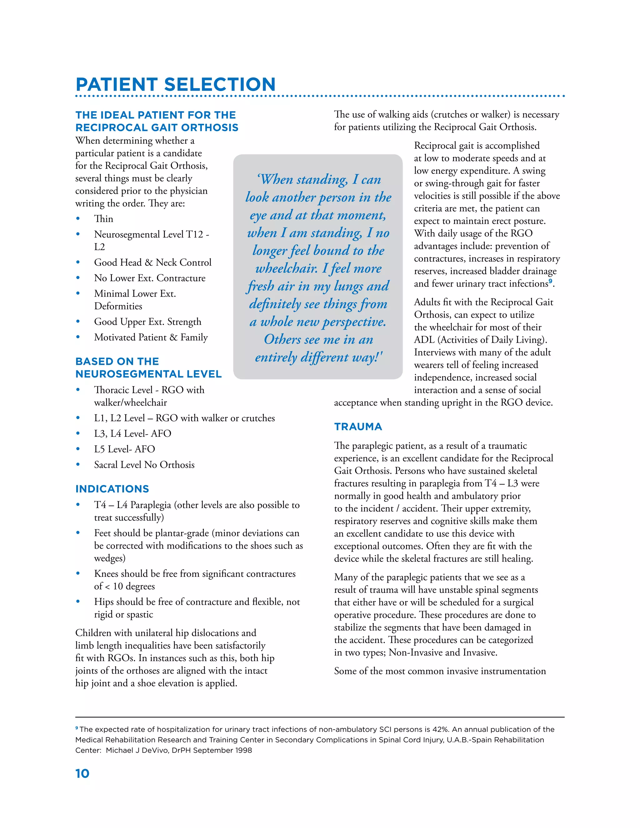 Reciprocating gait arthosis | PDF