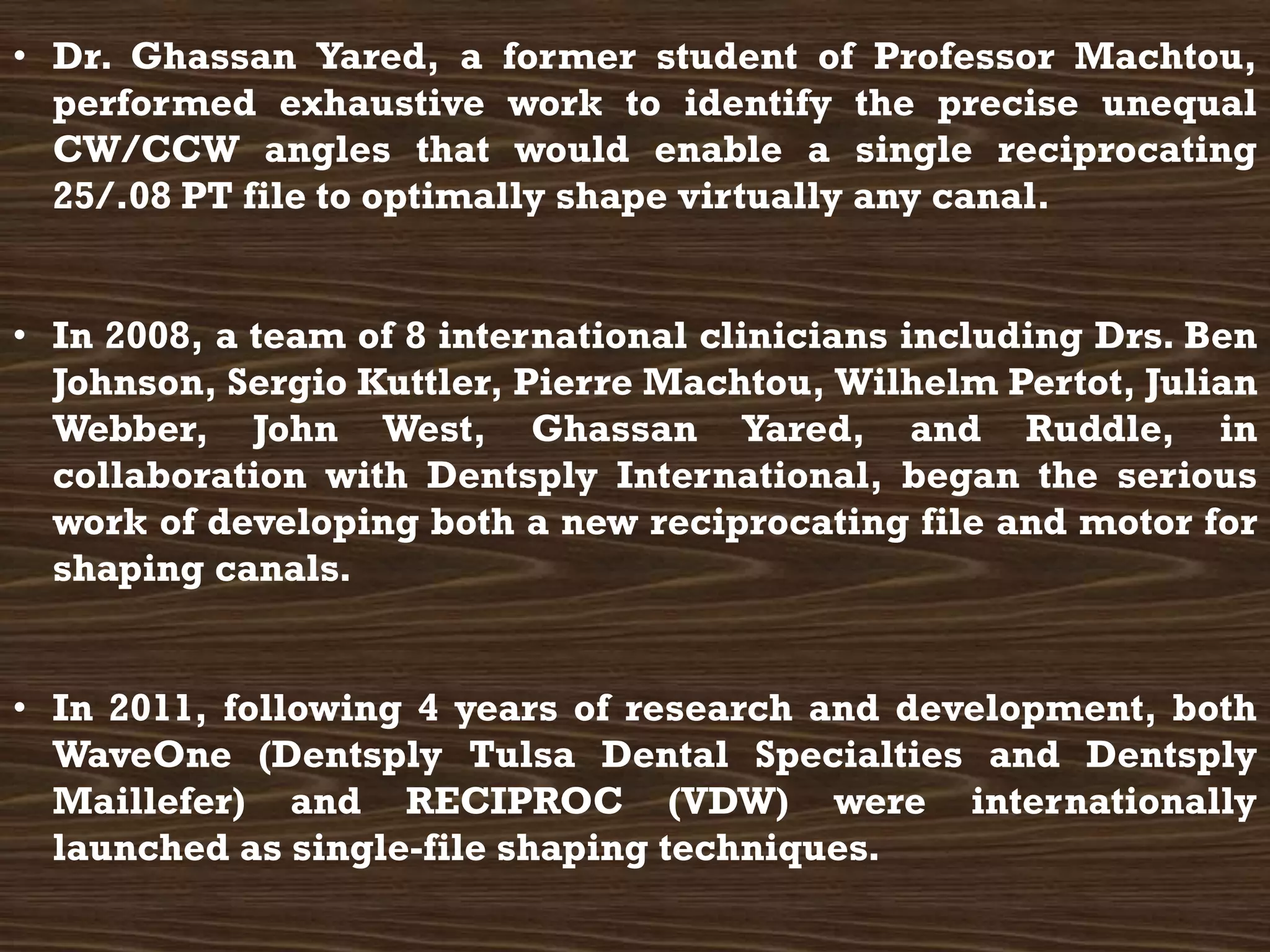 Reciprocating instruments in endodontics | PDF