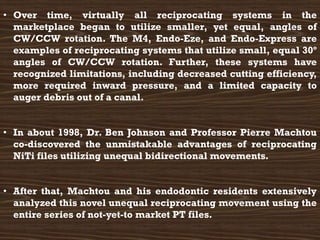 Reciprocating instruments in endodontics | PDF