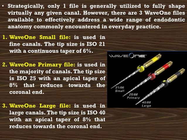 Reciprocating instruments in endodontics | PPT