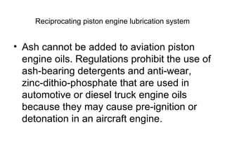 Reciprocating Piston Engine Lubrication System | PPT
