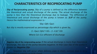 Reciprocating pump ppt | PPTX