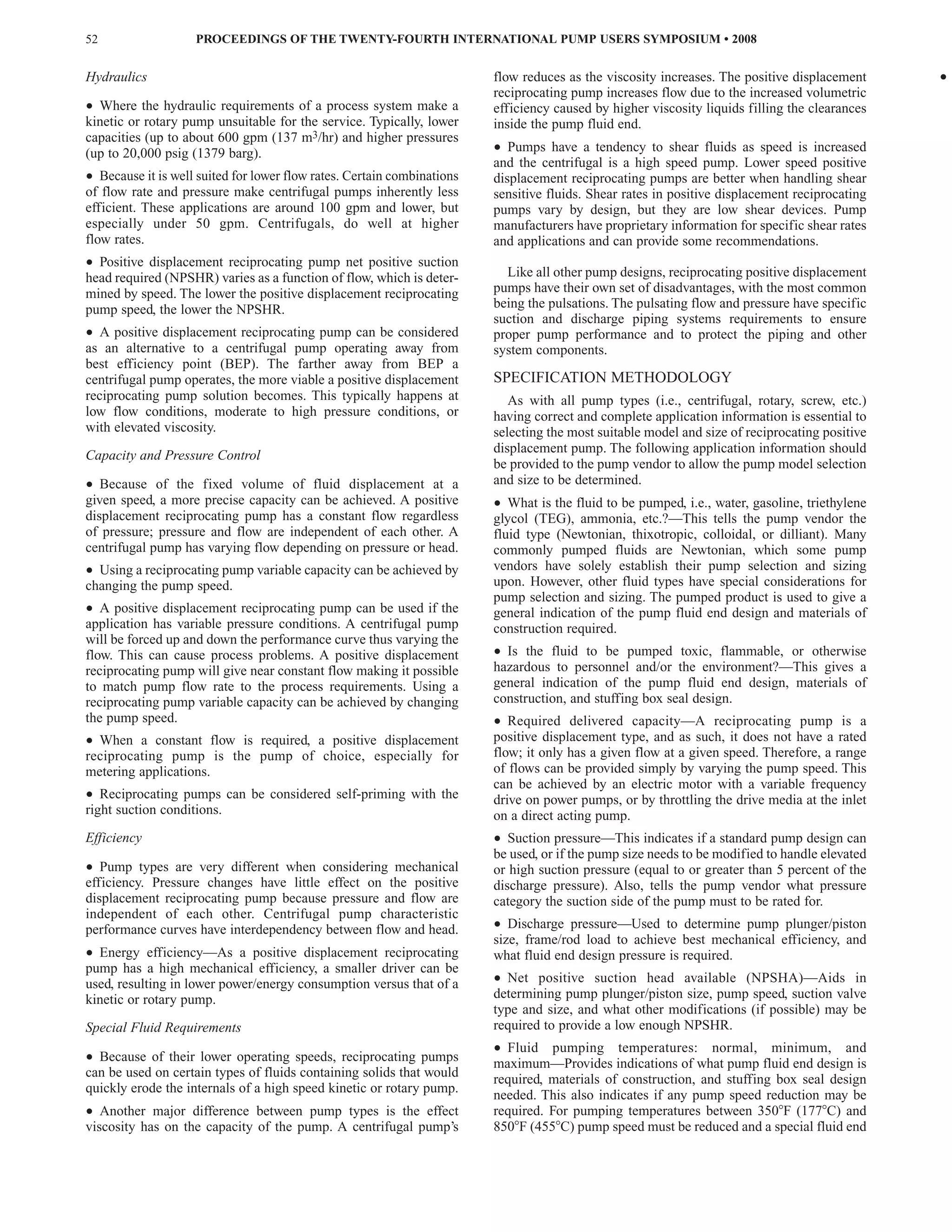 Reciprocating Pumps Texas A-M Article | PDF