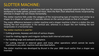 RECIPROCATING TYPE MACHINE TOOLS.pptx