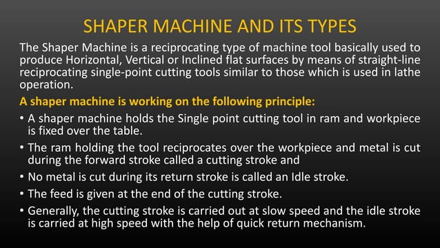 RECIPROCATING TYPE MACHINE TOOLS.pptx