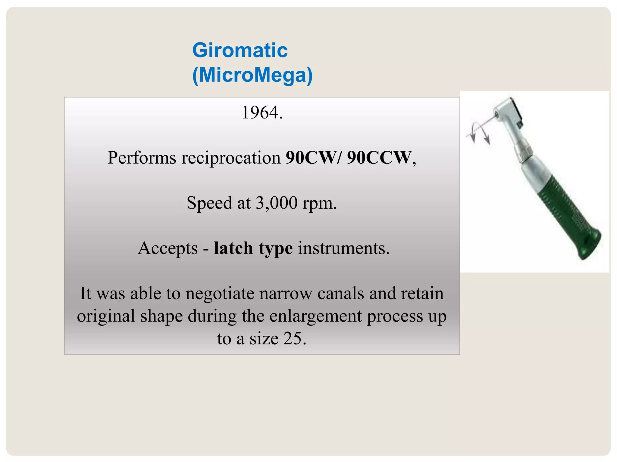 Reciprocation in Endodontics | PPTX