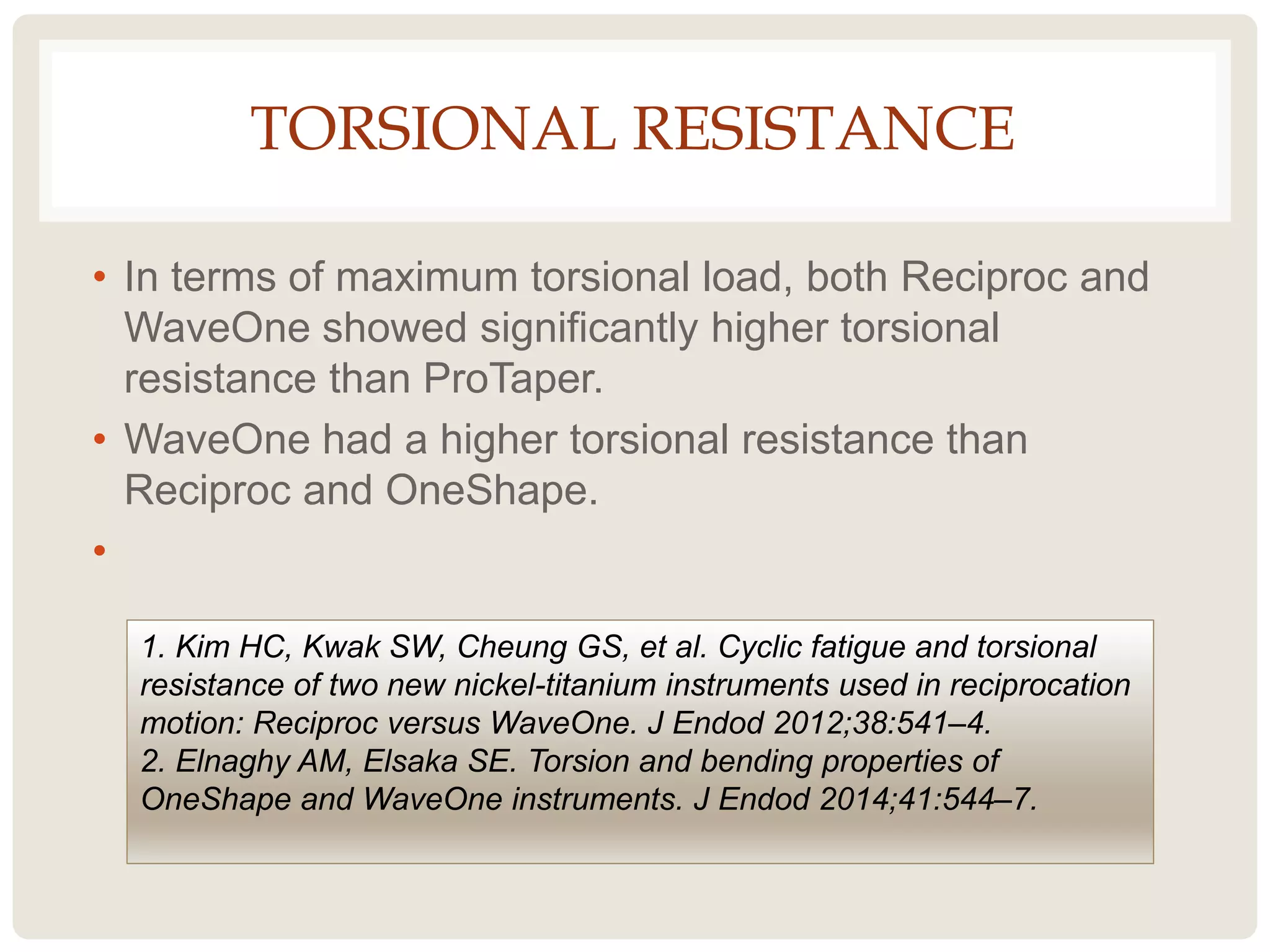 Reciprocation in Endodontics | PPTX